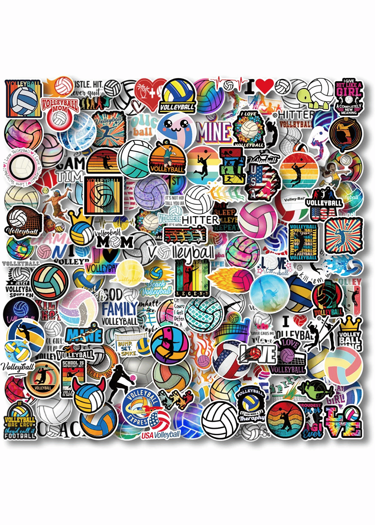 Upgrade Your Gear with The Best Volleyball Stickers